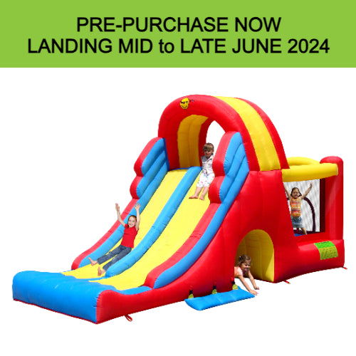 Giant Dual Slide Jumping Castle | Little Kids Jumping Castle – Little ...