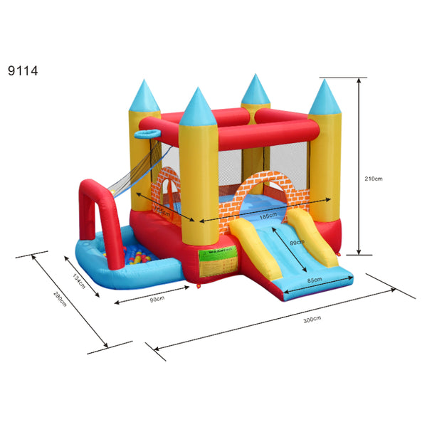 4 in 1 Play Centre Jumping Castle | Little Kids Jumping Castles