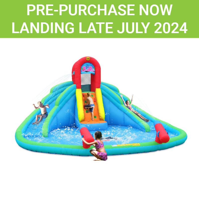 Blow Up Pool with Slide | Swimming Pool Water Slides – Little Kids ...