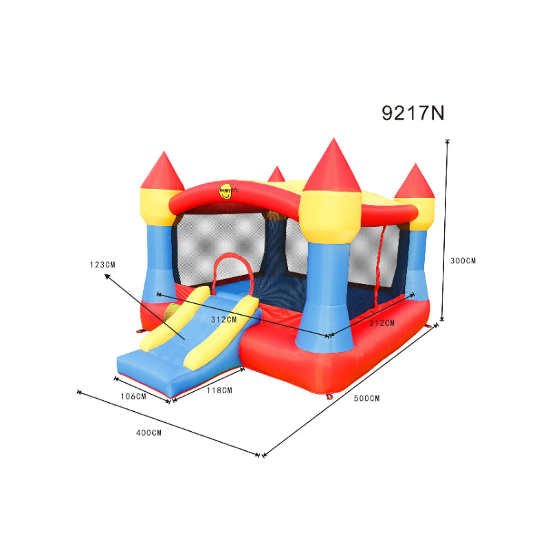 Super Jumping Castle with Sun Cover | Little Kids Jumping Castles