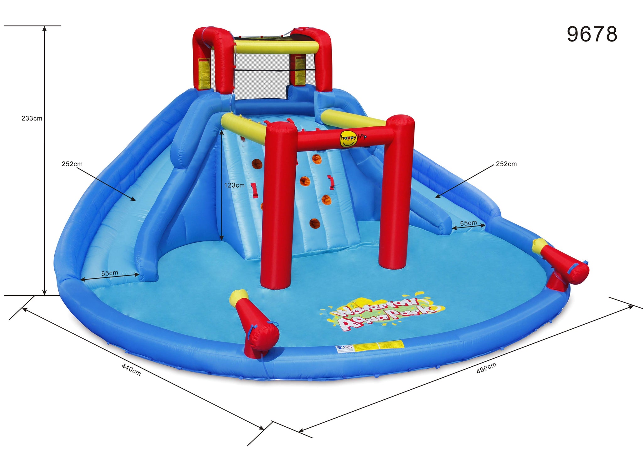 Waterfall Aqua Park | Waterslide | Little Kids Jumping Castles